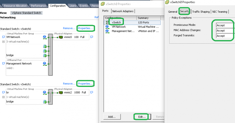Bridging Two Physical Interfaces Of Esxi Server Pqds Log 